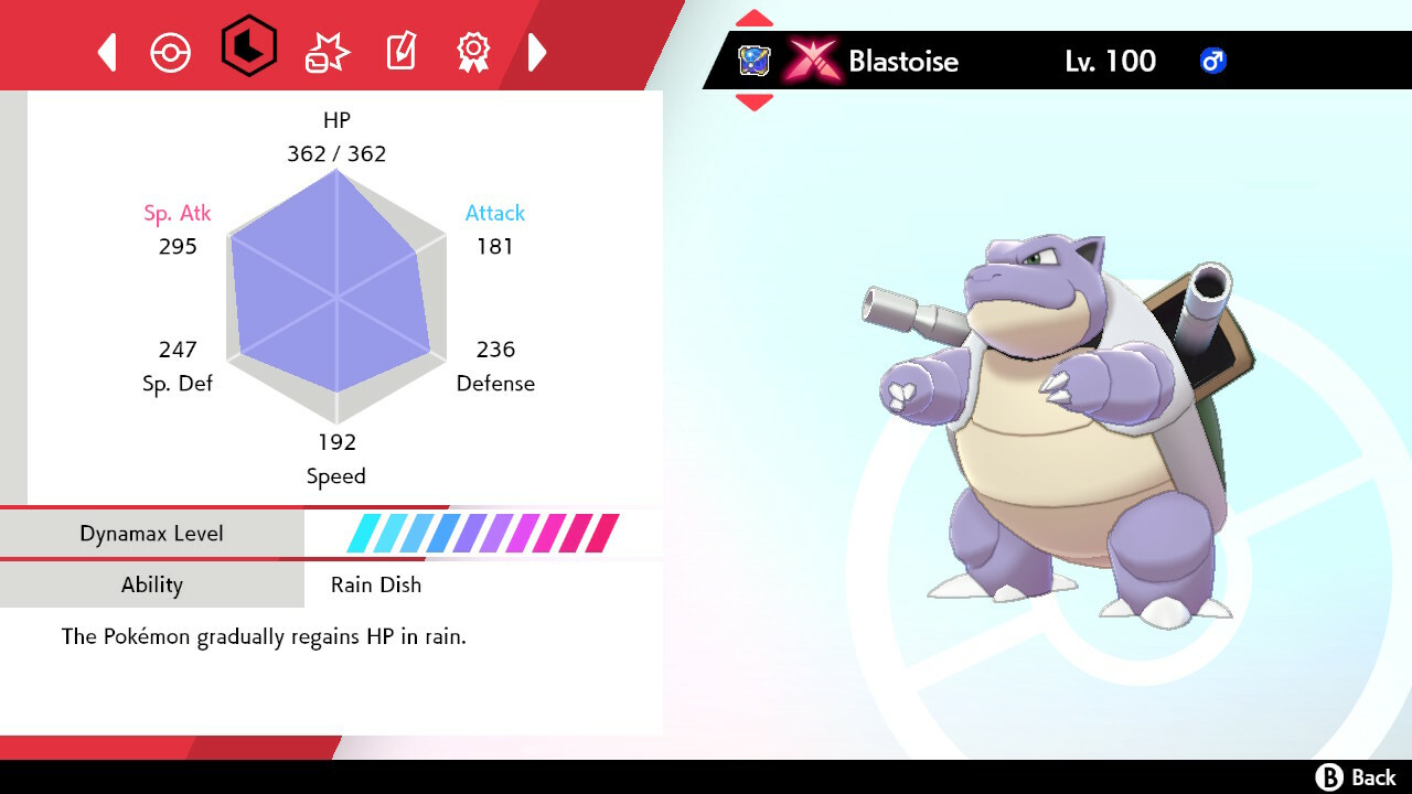 Pokemon Shiny Blastoise