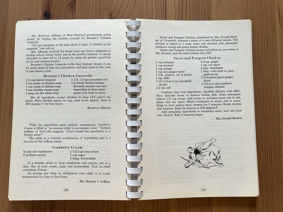 Vintage '70s Connecticut Cookbook; Bicentennial Cookbook — The Hartford ...