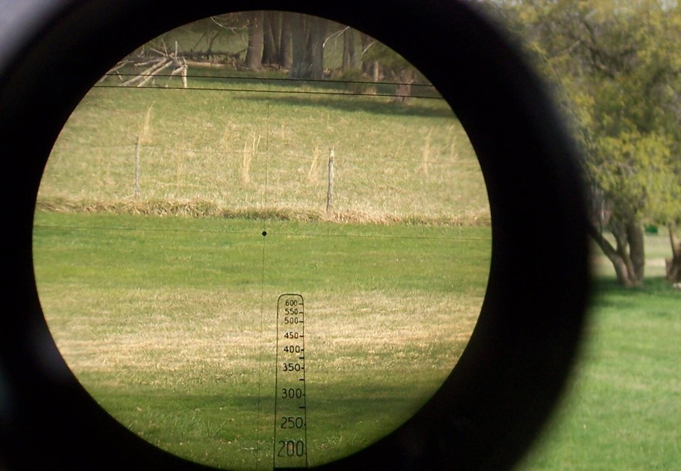 Redfield 4-12x40mm A.O. Accu-Range Rifle Scope ~USA~ DOT Range Finding ...