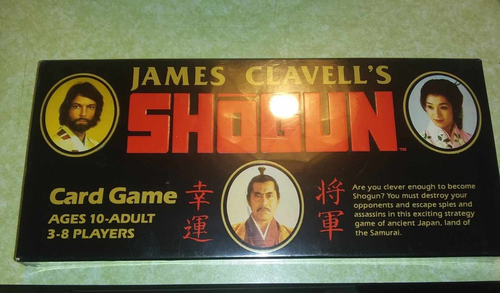 Sealed 1983 James Clavell's Shogun Card Game | eBay