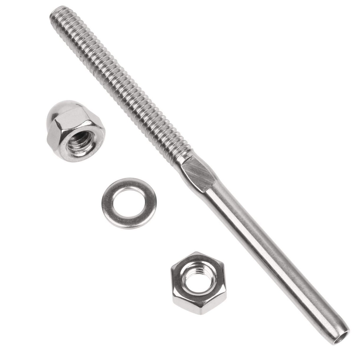 Tensioning Screws Stainless Steel T316 Swage Tensioner End Fittings For ...