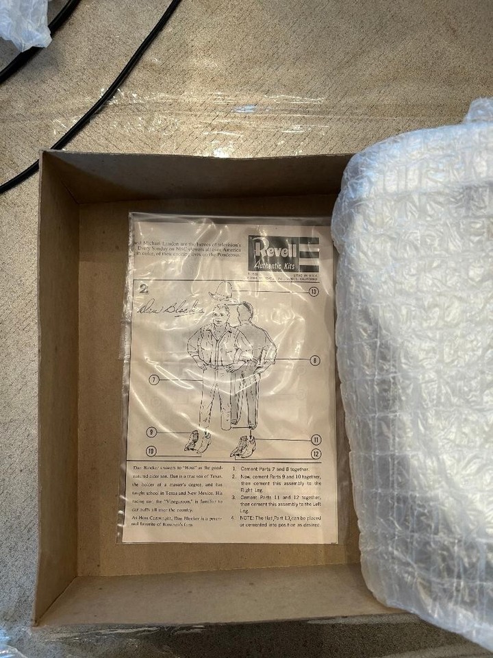 Bonanza TV show Revell Model Kit H-1931:200 1966 box & instructions ...