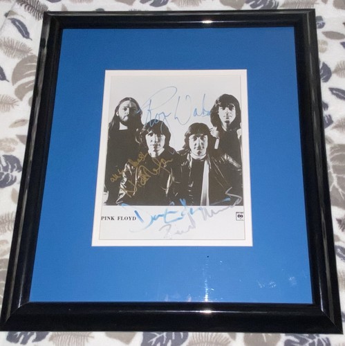 Pink Floyd Signed - Autographed 8 x 10 Columbia Records Photograph, PSA ...