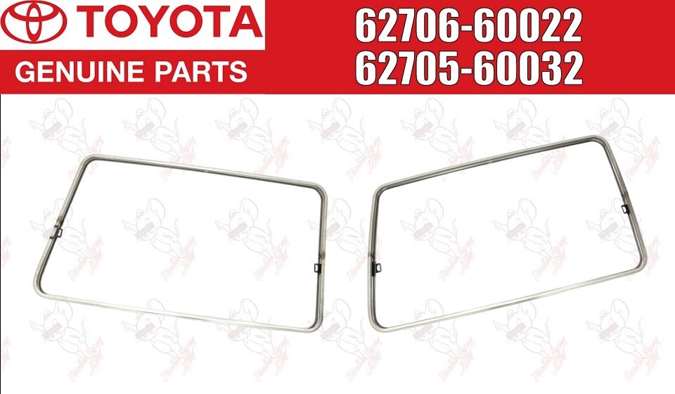 TOYOTA Genuine LAND CRUISER Frame Sub-Assy Quarter Window LH RH set OEM ...