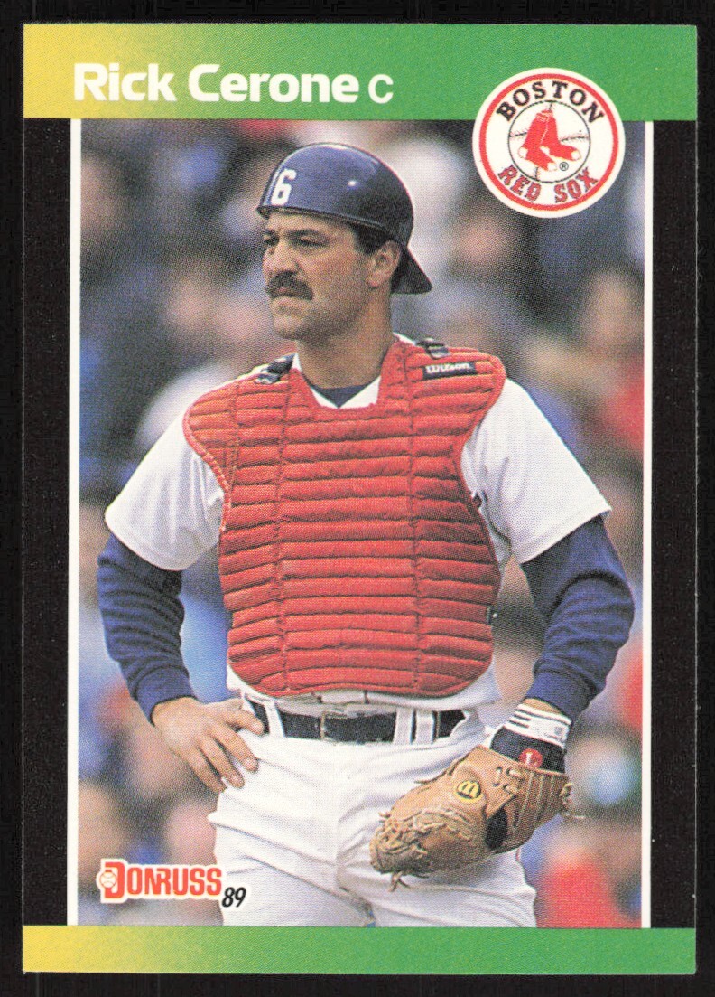 1989 Donruss Baseball's Best Rick Cerone #308 Boston Red Sox | eBay