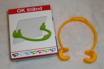 Home PHONE TABLET HOLDER OK Stand ~ NIB Universal Smartphone Usage Gold ...