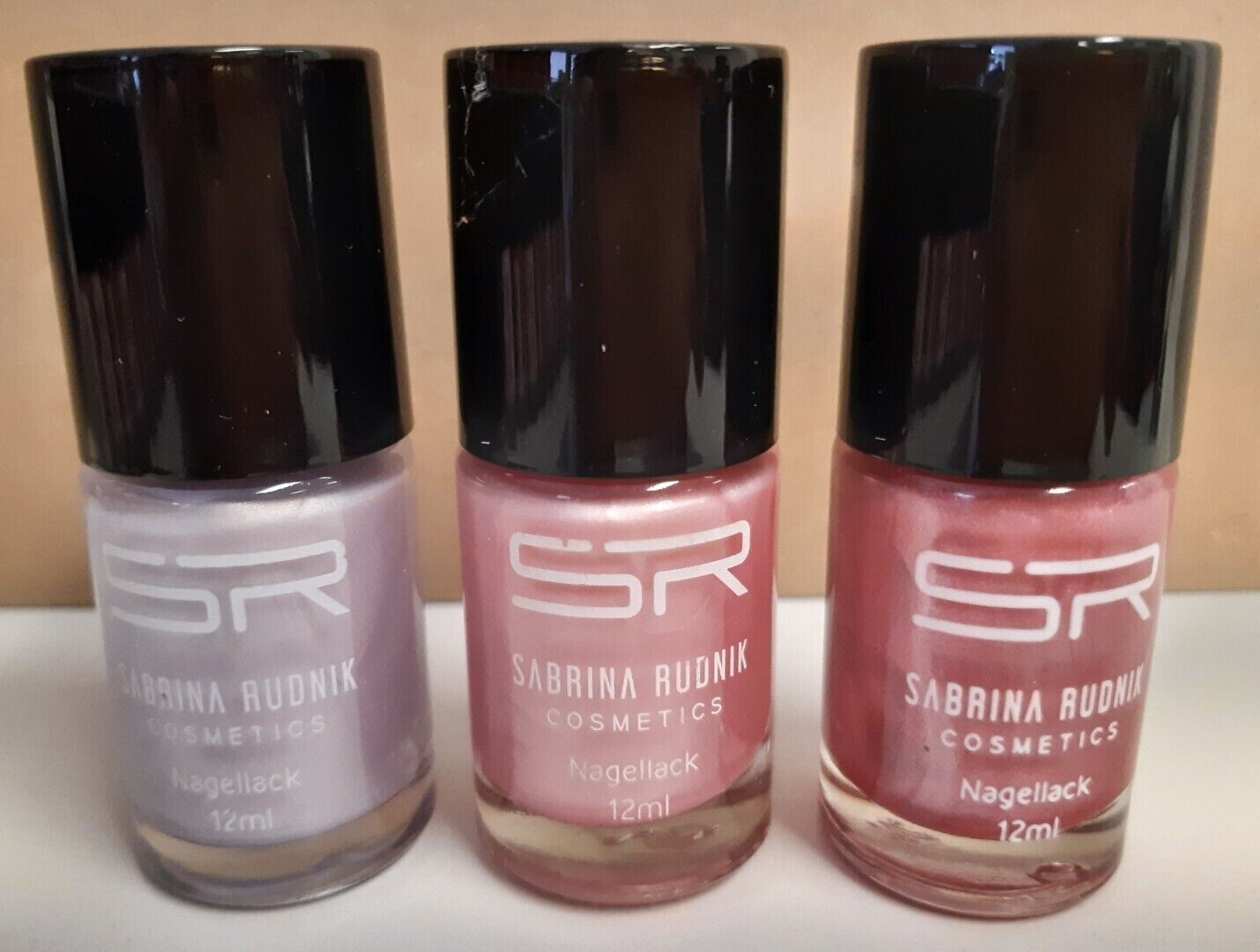* SABRINA RUDNIK 3er Set Nagellack Metallic - Farben verschiedene ...