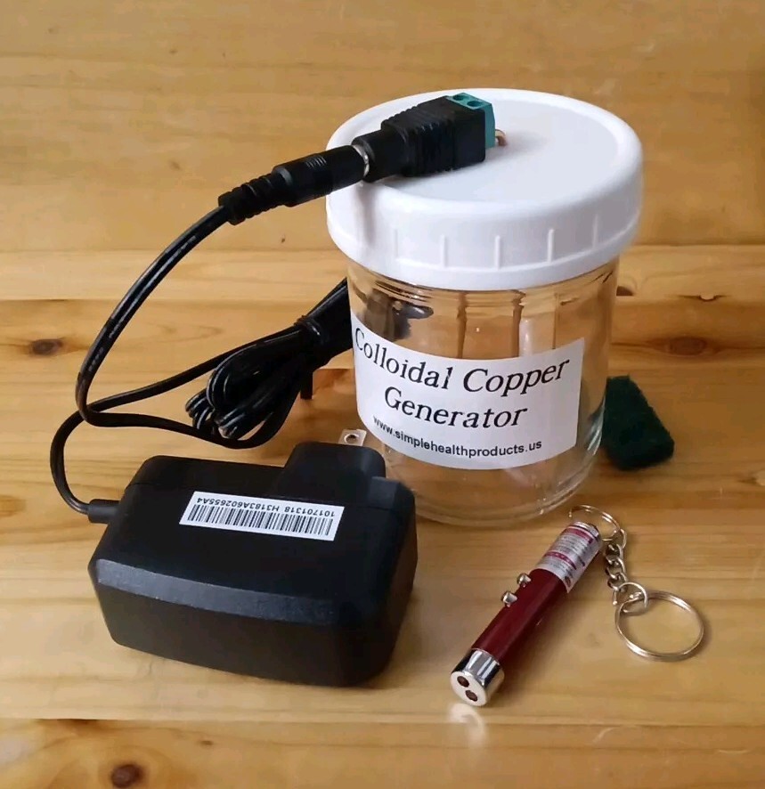 12ga. Colloidal Copper Generator 99.9% Pure Copper, 8oz jar | eBay