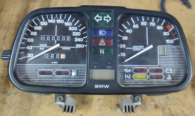 2002 BMW K100 Motometer Speedometer and Revcounter Instrument Cluster ...