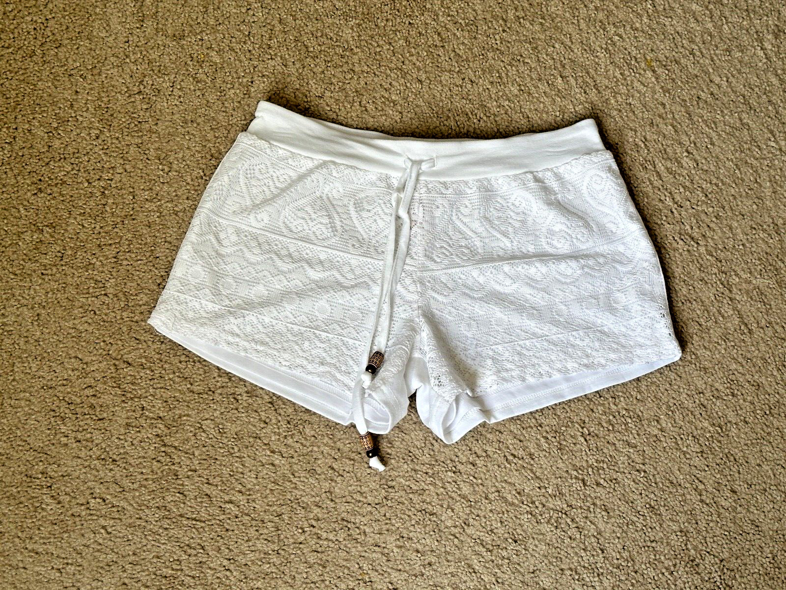Juniors No Boundaries White Lace Overlay Shorts Size … - Gem