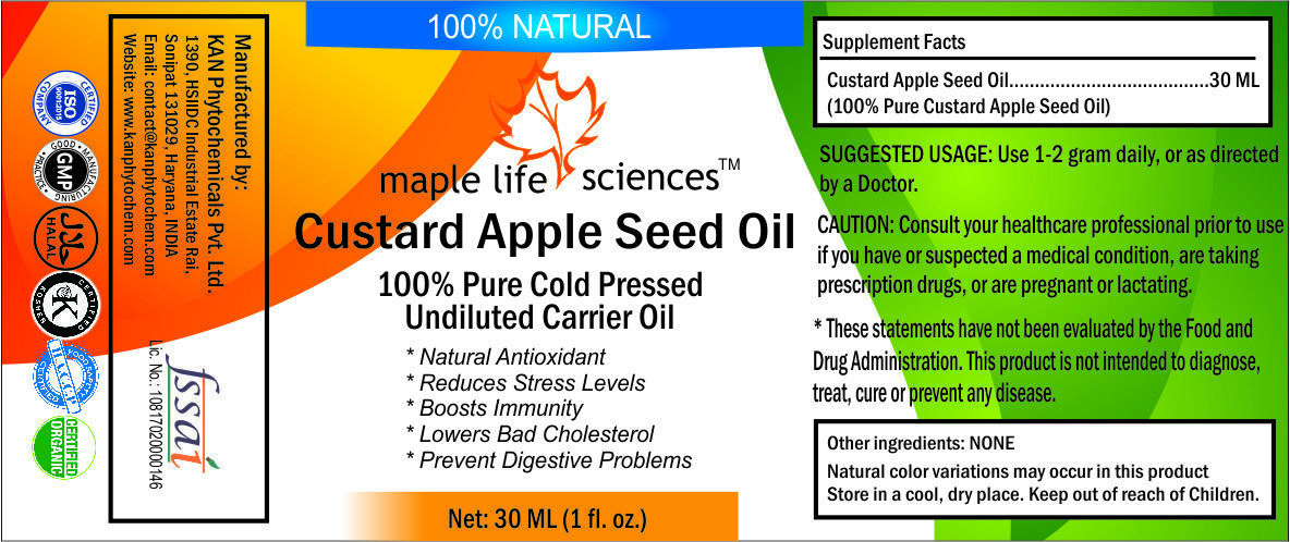 Custard Apple Seed Oil 100% Pure Natural Cold Pressed Antioxidant | eBay