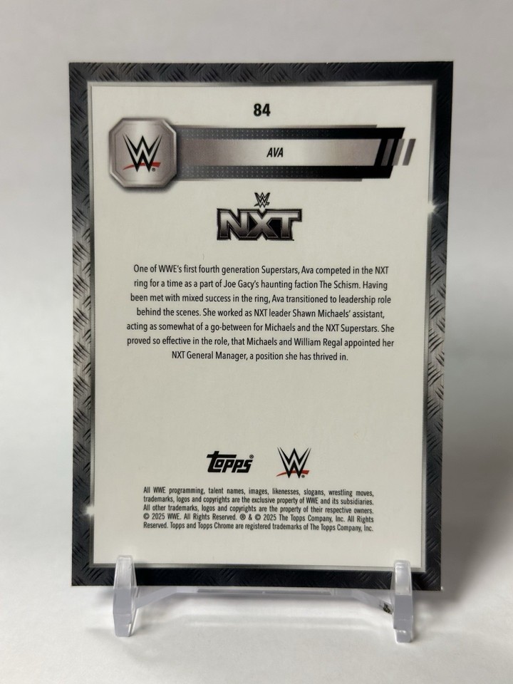 2025 Topps Chrome WWE Sapphire Edition Ava #84 | eBay