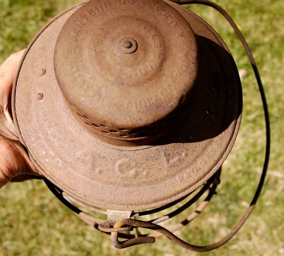 Railroad Lantern ACL Atlantic Coast Line Keystone Casey Frame | eBay