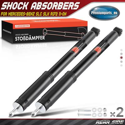 2x Shock Absorbers Rear for Mercedes-Benz SLC SLK R172 11-On 5530009 ...