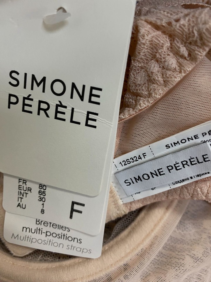 Simone Perele Women's Beige Comete Molded Lace Bra Size 30F | eBay