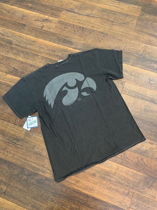 NCAA IOWA HAWKEYES men's cotton graphic t-shirt, black, XL, New | eBay
