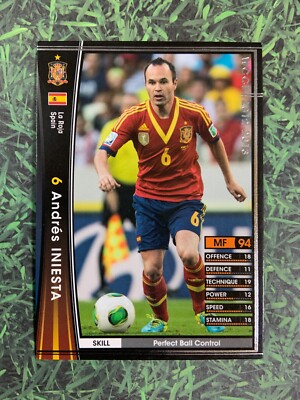 Panini WCCF 2012-13 Andres Iniesta La Roja Spain Football Soccer card ...