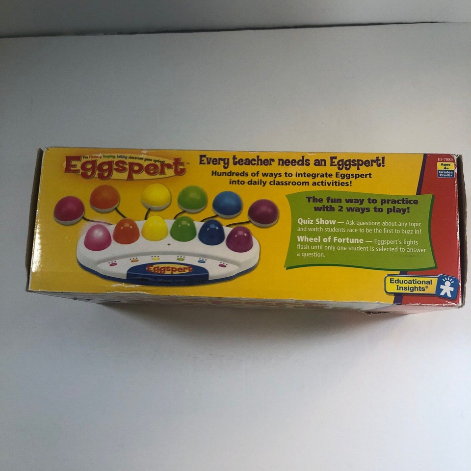 Eggspert Classic Educational Insights Classroom Homeschool Buzzer Quiz System | eBay