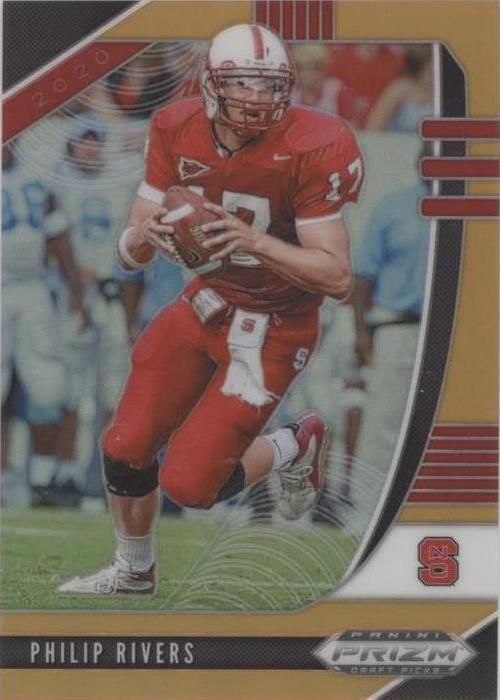 2020 Panini Prizm Draft Picks - Philip Rivers #83 Neon Orange Prizm ...