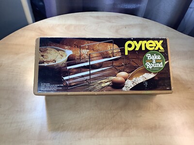 Pyrex Bake a Round Bread Baking Tube #990 Glass Corning w/ box and ...
