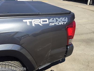 Toyota Tacoma TRD 4X4 SPORT bedside decal Silver/Gray 75996-04090-D0 ...