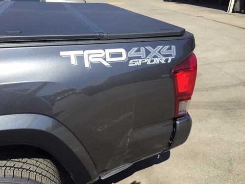 Toyota Tacoma TRD 4X4 SPORT bedside decal Silver/Gray 75996-04090-D0 ...