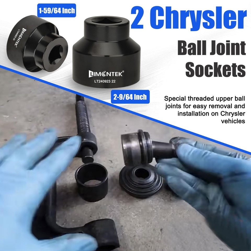 Master Ball Joint Press Kit, Heavy Duty 23Pcs Ball Joint Removal Tool ...