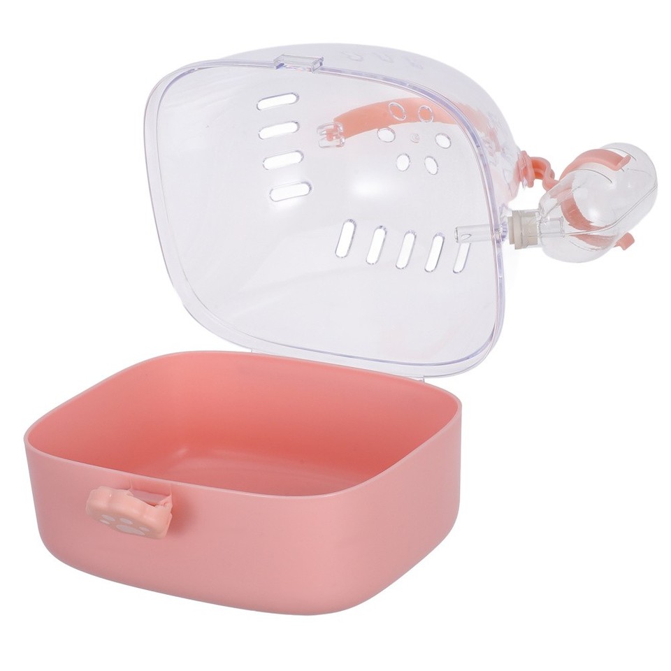 Hamster Travel Carrier Hamster Carry Case Portable Hamster Cage Travel ...