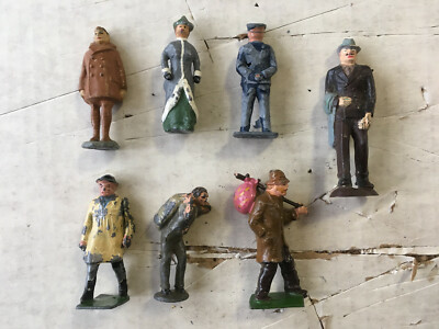 Toy Soldier Civilian lot of 7 | eBay