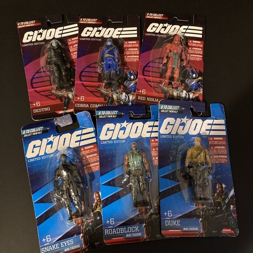 G.I. Joe Limited Edition Mini Figurines - FULL SET- Hasbro / Prexio ...