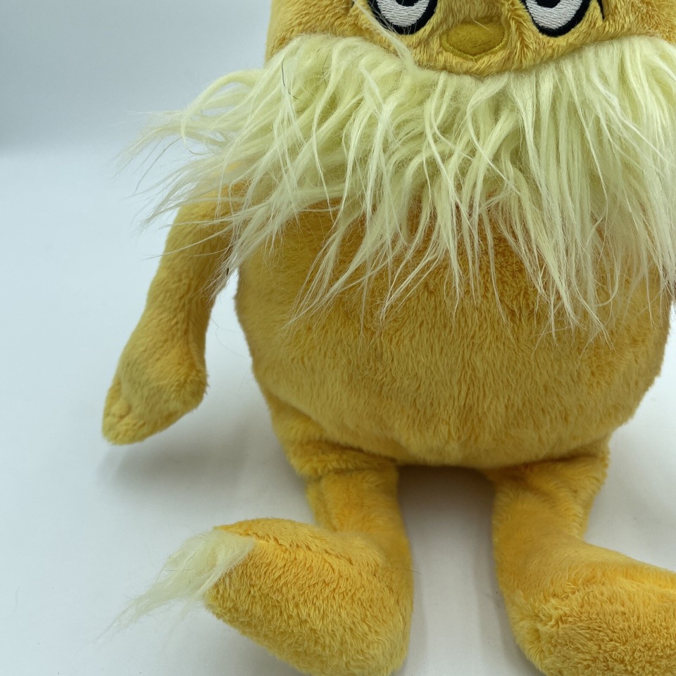 Kohl's Cares Dr. Seuss The Lorax Character Yellow Plush Stuffed 12 ...