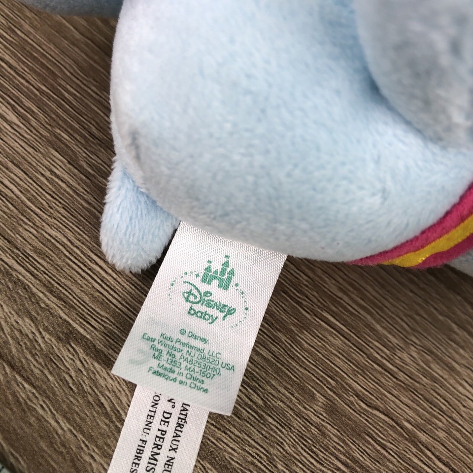 Disney Baby Dumbo The Elephant Lovey Doll Soft Rattle Plush ...