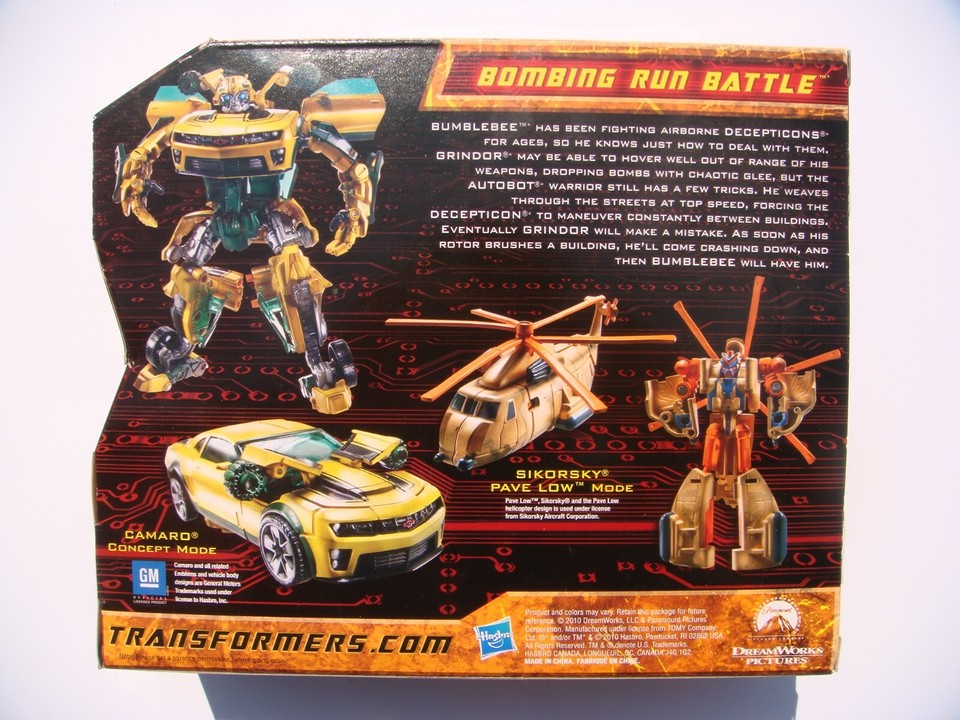 2010 WALMART MISB TRANSFORMERS HFTD HUNT FOR THE DECEPTICONS BOMBING ...
