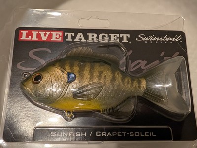 Live Target Swimbait Series Sunfish Bronze Bluegill 5inch 1-1/3oz | eBay