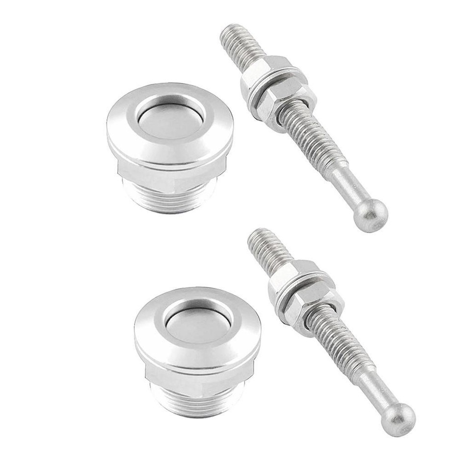 2pc 7/8" / 22mm Push Button Hood Pins Locking Kit Latch | eBay UK