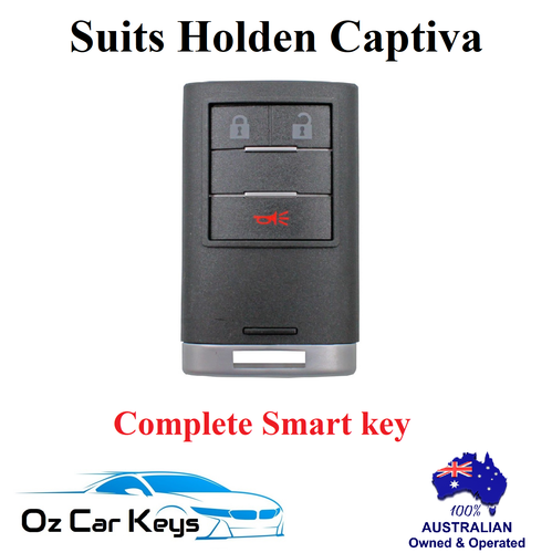 Suits Holden Captiva 7 Smart Remote Key 2008 2009 2010 2011 2012 2013 ...