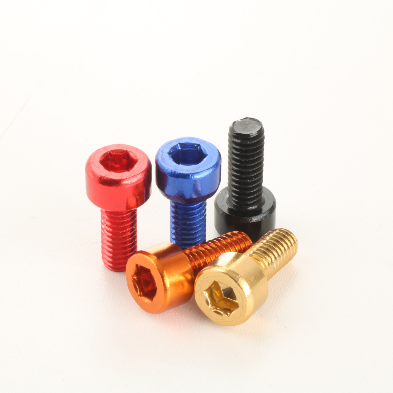 M4 x 10 mm Bolts Aluminium Orange Anodised M4 Cap Head M4 x 10mm Screw ...