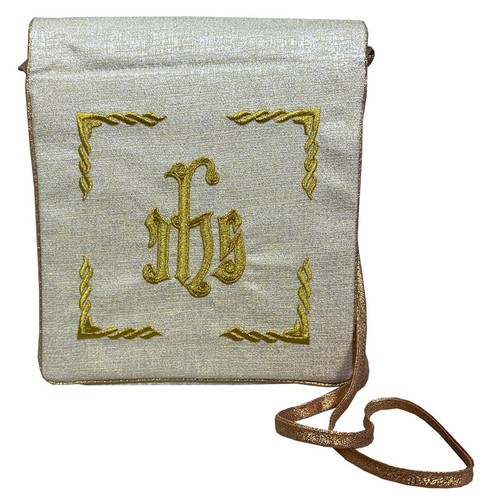 Golden brocade Burse with a liturgical embroidery | eBay