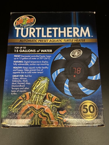 Zoo Med Turtletherm Automatic Aquatic Turtle Heater, 50 watt | eBay