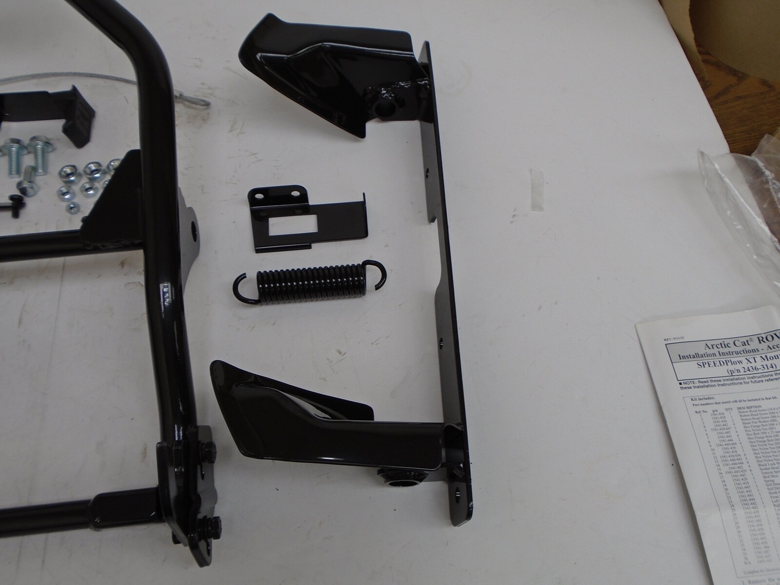 ARCTIC CAT 2436-314 OEM ROV SPEED PLOW MOUNT KIT FOR 2015 PROWLER 550 ...