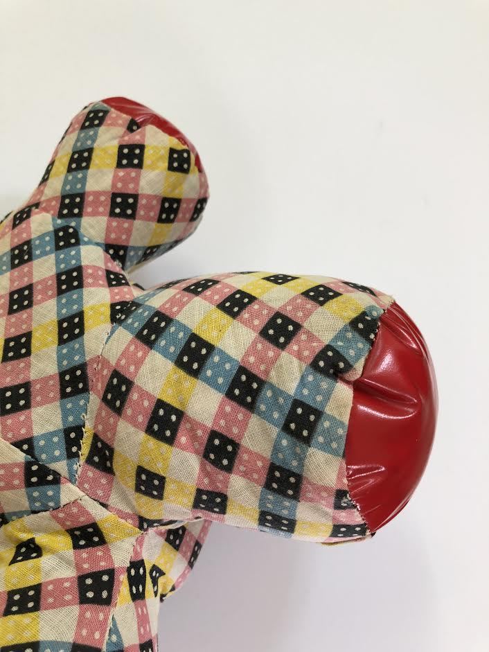 vintage unique vinyl stuffed & plastic face cloth doll1940's GREAT ...