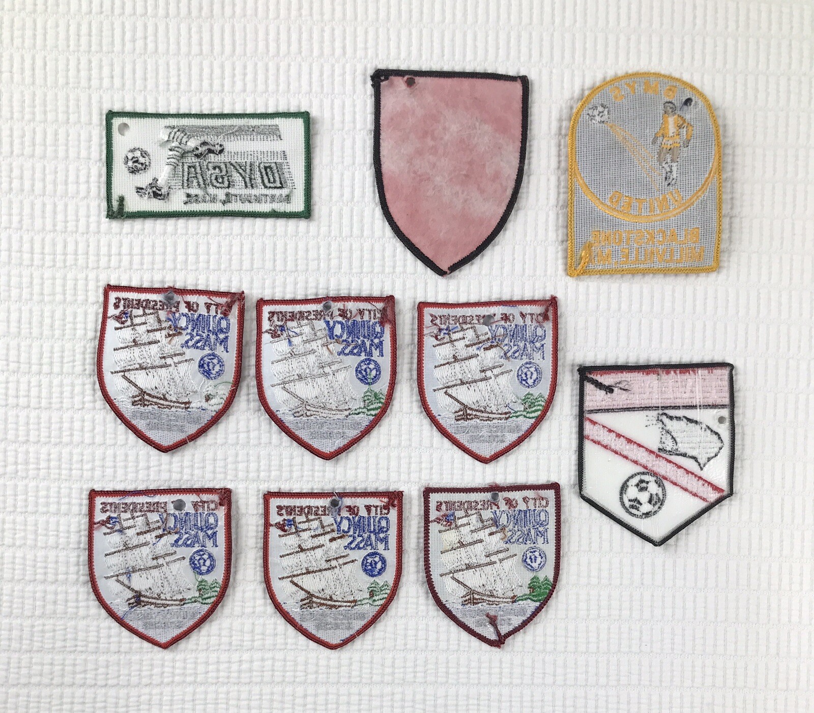 Vintage Massachusetts Youth Soccer Patches 33 Total 2 Medals Tournament ...