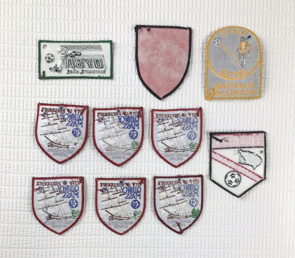Vintage Massachusetts Youth Soccer Patches 33 Total 2 Medals Tournament ...