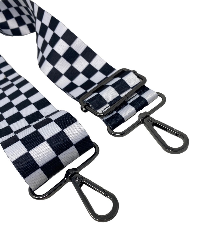 VANS Bag Strap Unisex Checkerboard Black White VN000CE9NOA | eBay