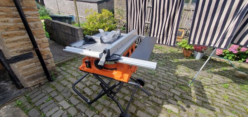 Evolution R255 Portable Table Saw 255mm Blade Built in Stand *new ...