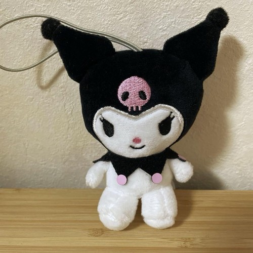 Sanrio Kuromi Plush Toy with Strap 10cm no tags good condition | eBay