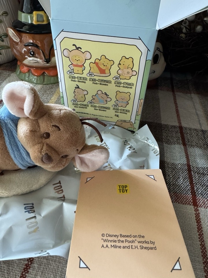 Disney x Top Toy Winnie The Pooh & Roo Forever Friends Plush Shoulder ...