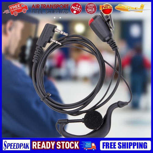 G-Shape Walkie Talkie Headset Accessories Earpiece Headset for Two Way ...