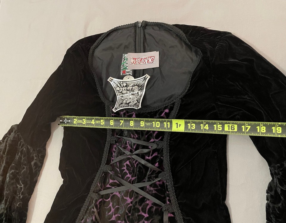 Vintage LIP SERVICE Brand New Gothic Renaissance Velvet Dress * Hot ...