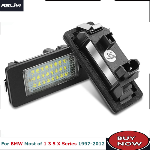 For BMW E90 E91 E92 E39 E60 E70 White Rear LED Number License Plate Lights Lamps | eBay